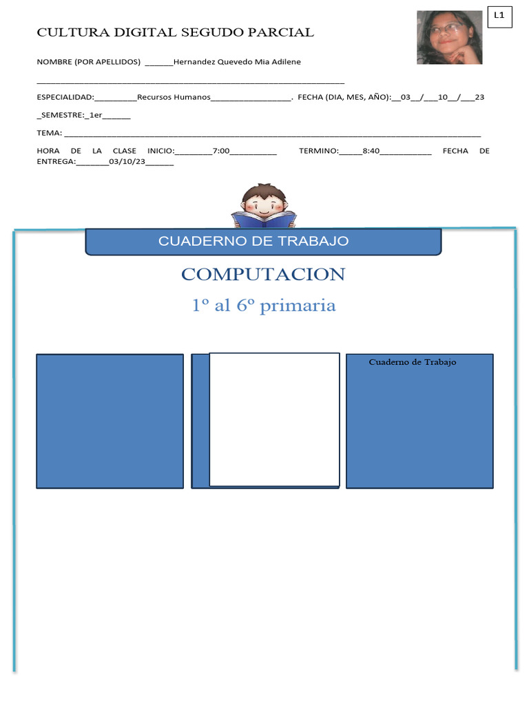 Formato Tareas Cultura Digital Segundo Parcial | PDF