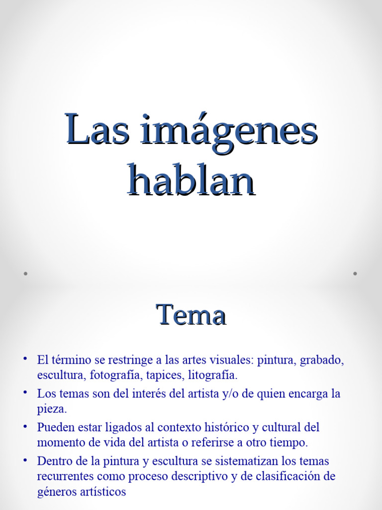 Las Imagenes Hablan | PDF