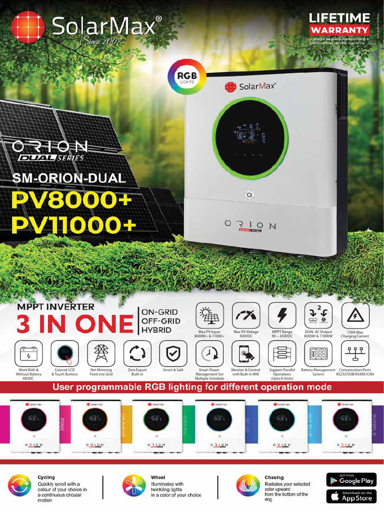 Solarmax Orion Dual Pv8000 Plus 1 | PDF