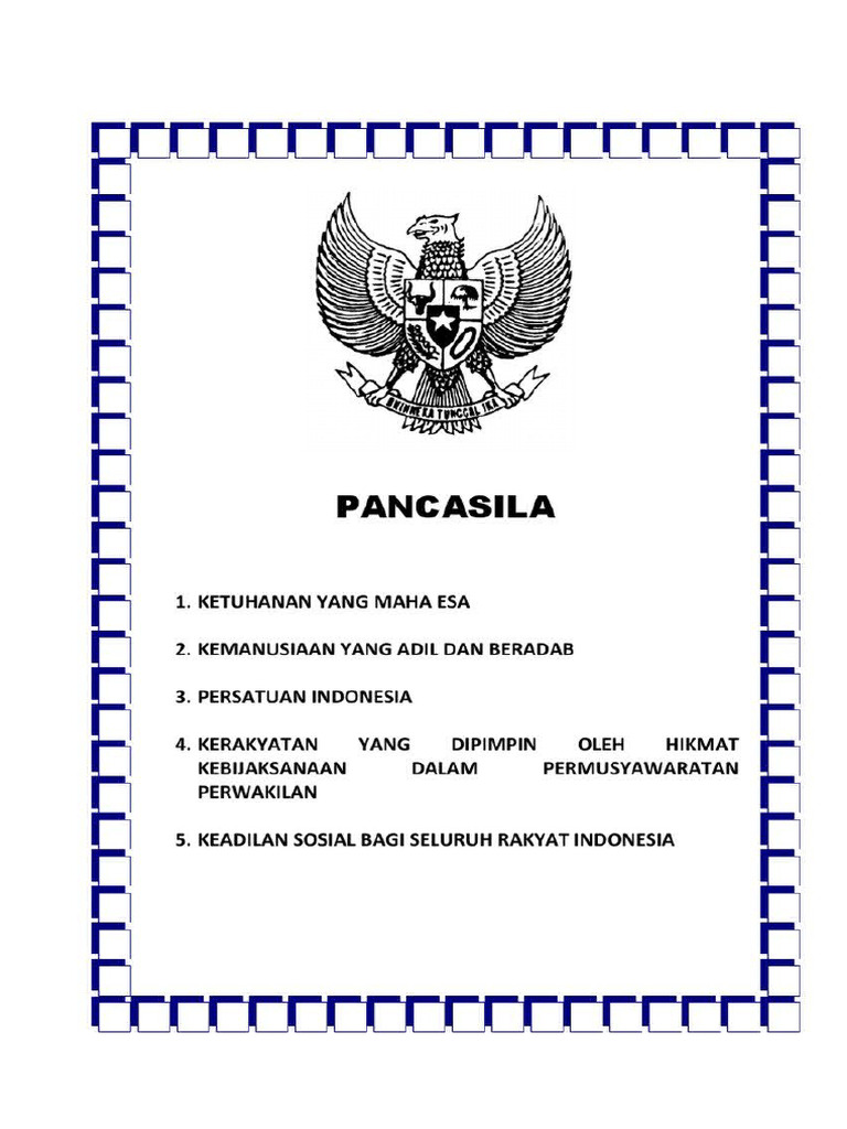 Teks Pancasila | PDF