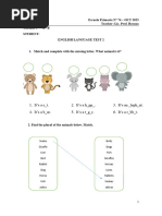 Year 4 Module 8 Amazing Animals Worksheets | PDF | Tiger | Tyrannosaurus