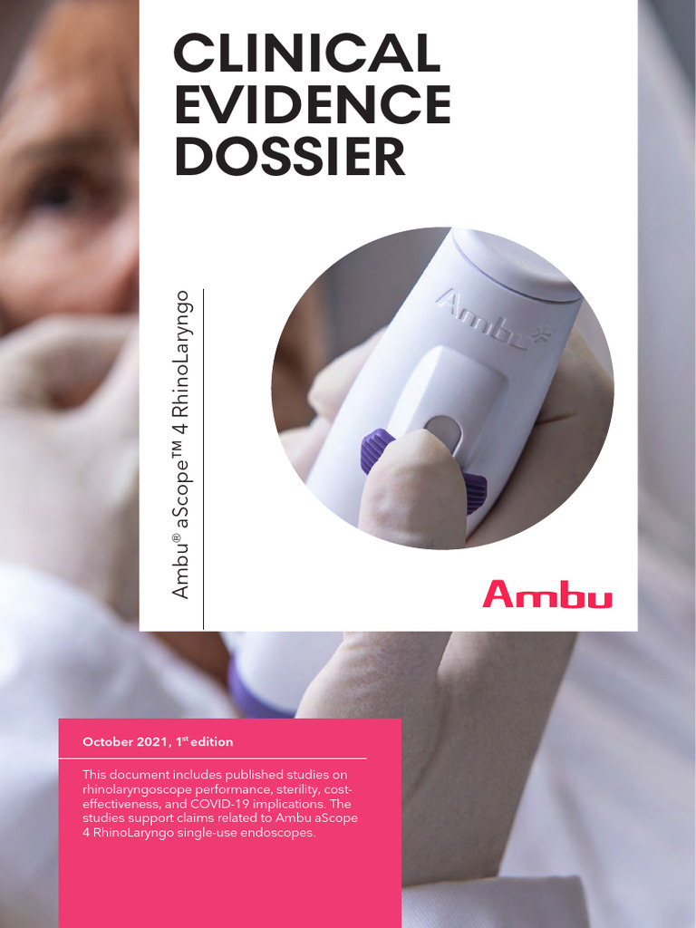 Ascope 4 RhinoLaryngo Clinical Evidence Dossier | PDF