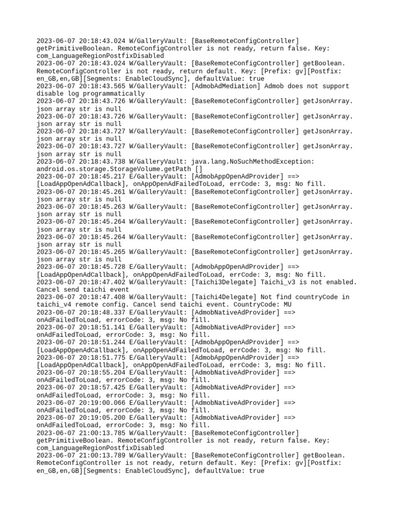 Log | PDF | Xml | Software