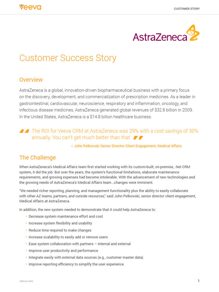 AstraZeneca Case-Study v3 | PDF
