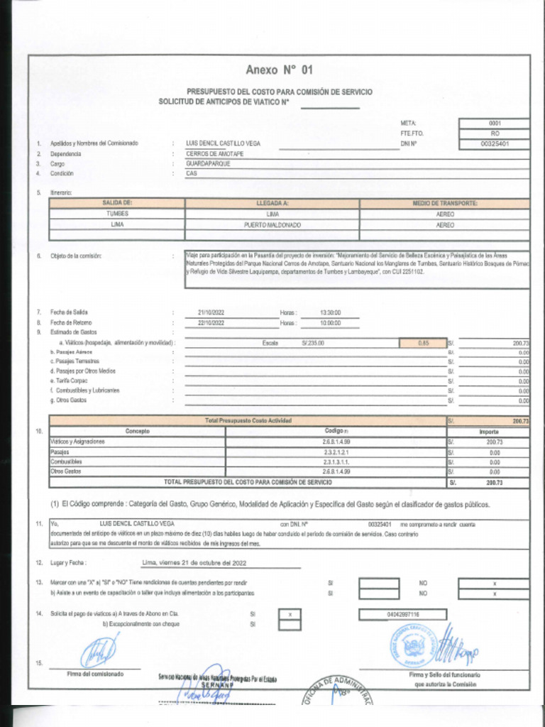 Luis Dencil Castillo Vega | PDF