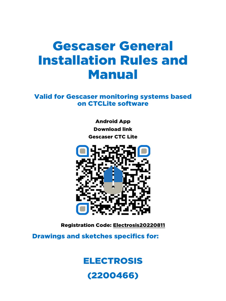 GescaserCTCLite General Installation Rules | PDF