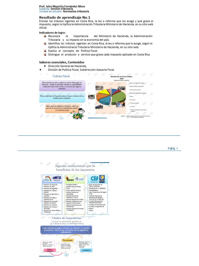 Unidad No.1 Primera Parte | PDF | Impuestos | Economias Unidad No.1 Primera Parte | PDF | Impuestos | Economias