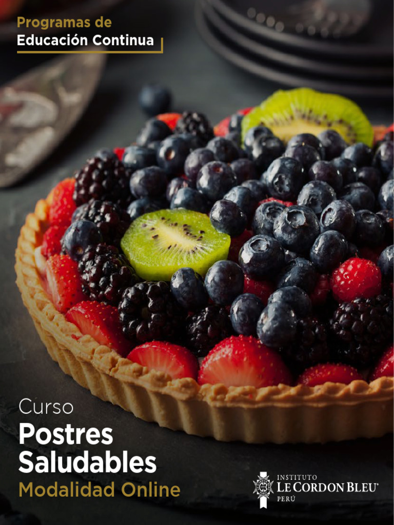 BROCHURE-POSTRES-SALUDABLES | PDF | Postres | Cocina