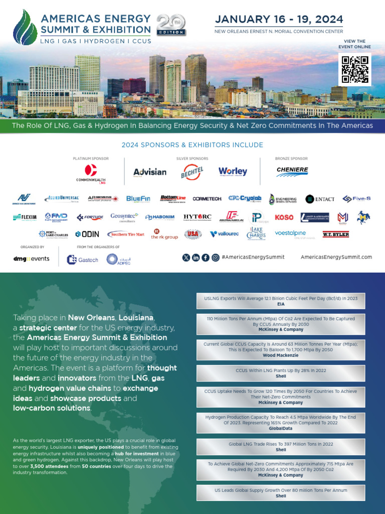 LNG, Gas & Hydrogen: Energy Security Summit | PDF