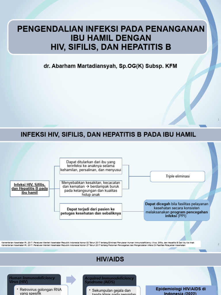 Ab - Penanganan Infeksi Pada Ibu Hamil Dengan Sifilis Hepatitis B Dan ...