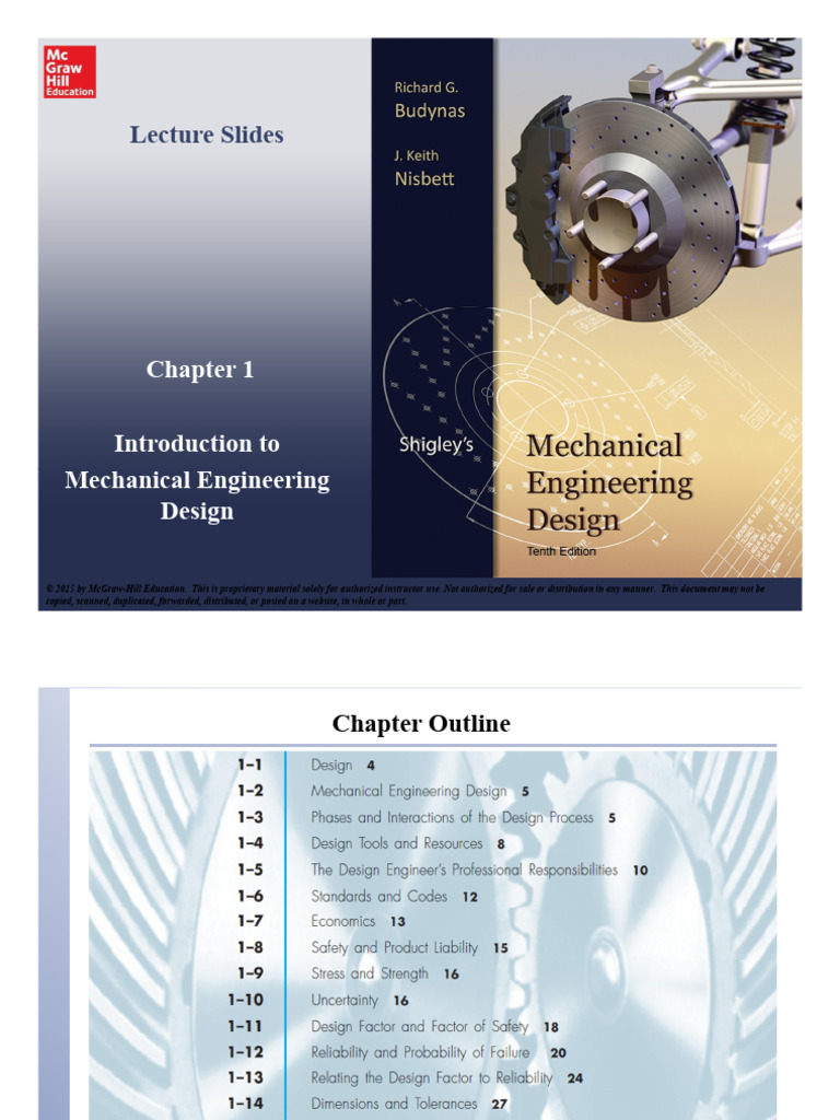 Introduction To Mechanical Engineering Design | PDF | Probability ...