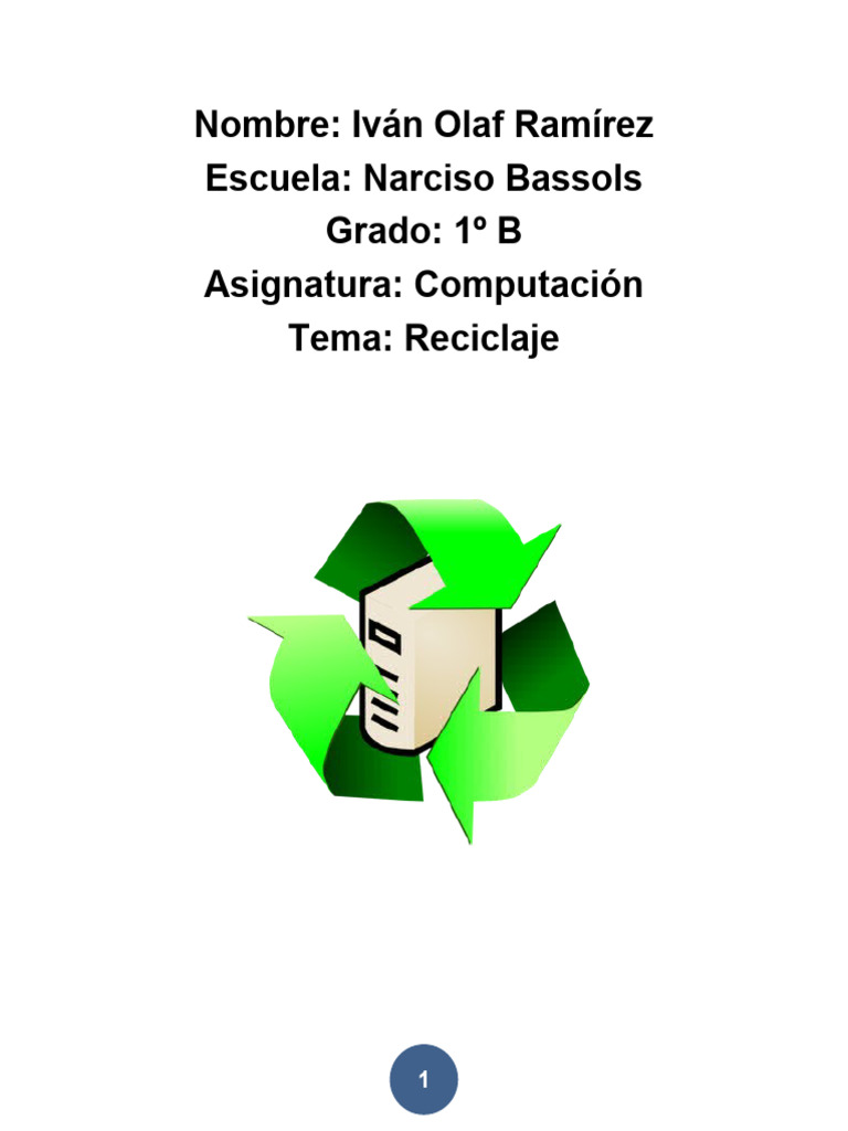 Reciclaje | PDF | Reciclaje | Residuos