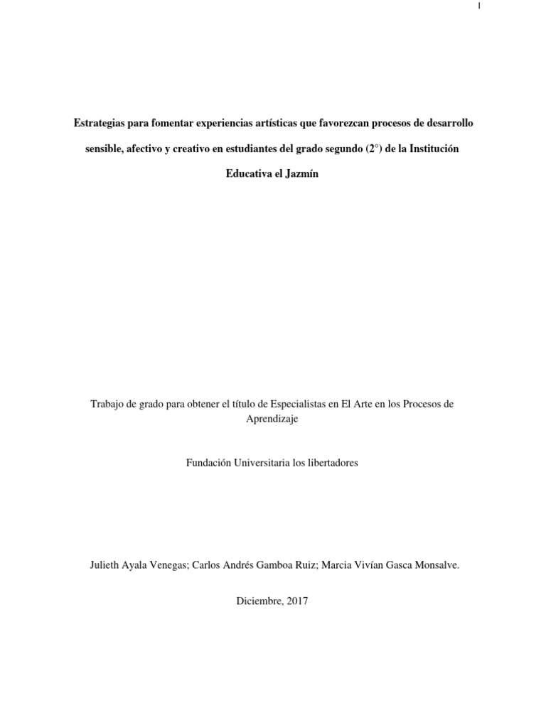 Ayala Julieth Gamboa Carlos Gasca Marcia 2017 | PDF