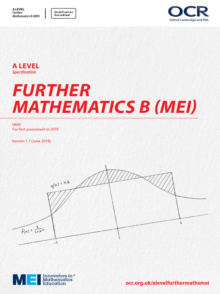 Further Mathematics Specification | PDF | Business | Technology ...