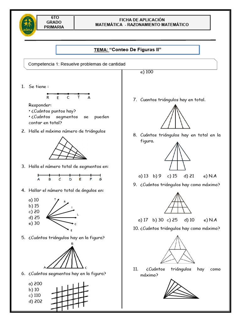 Conteo de Figuras I | PDF