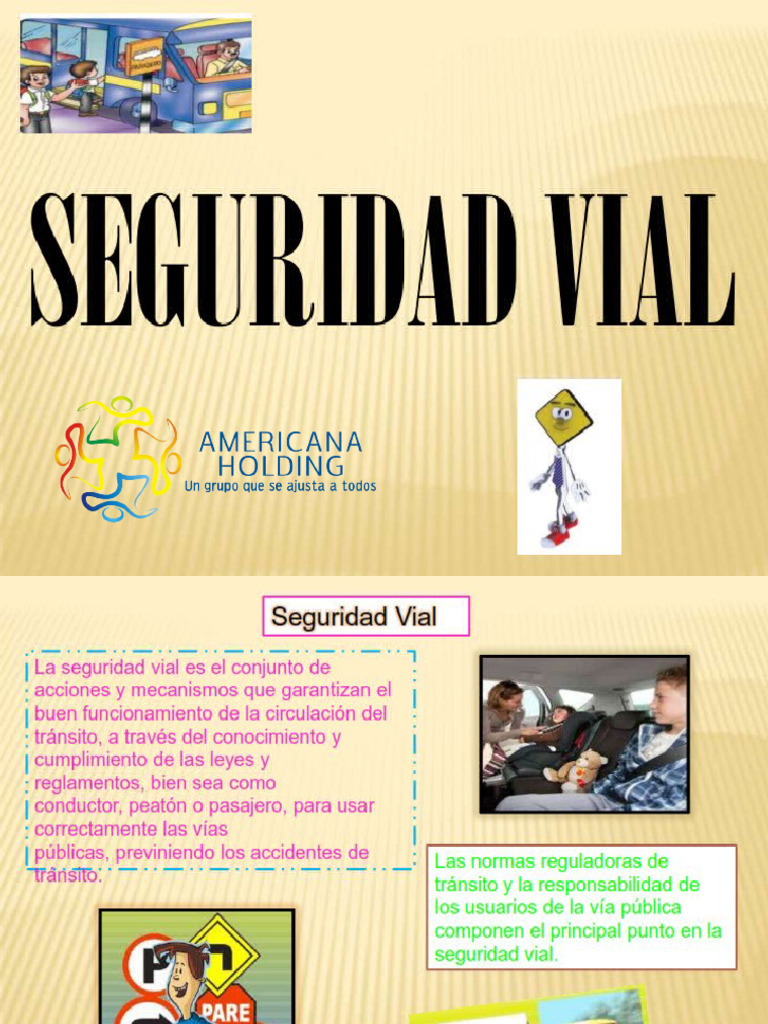 Presentacion Seguridad Vial Sst | PDF