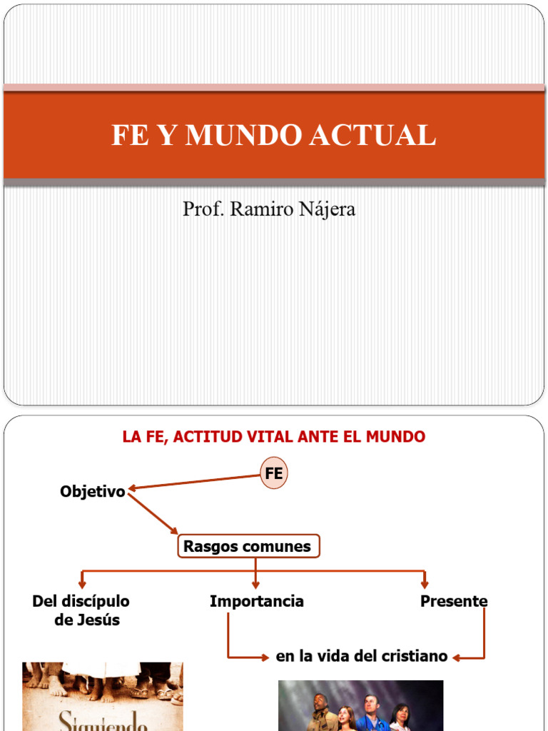 Fe y Mundo Actual | PDF | Fe | Significado de la vida