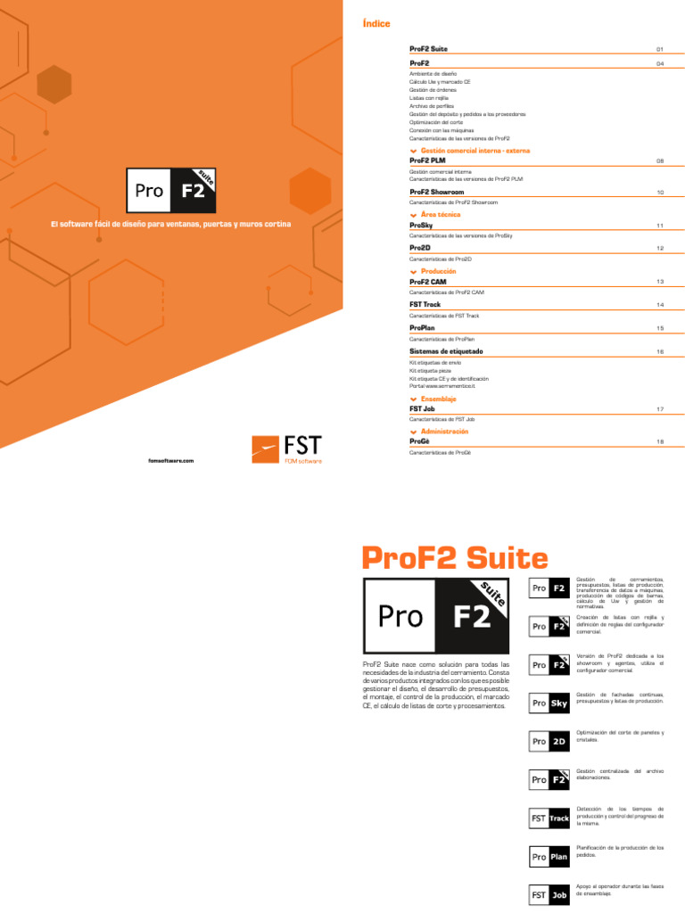 Catalogo Prof2 Suite | PDF