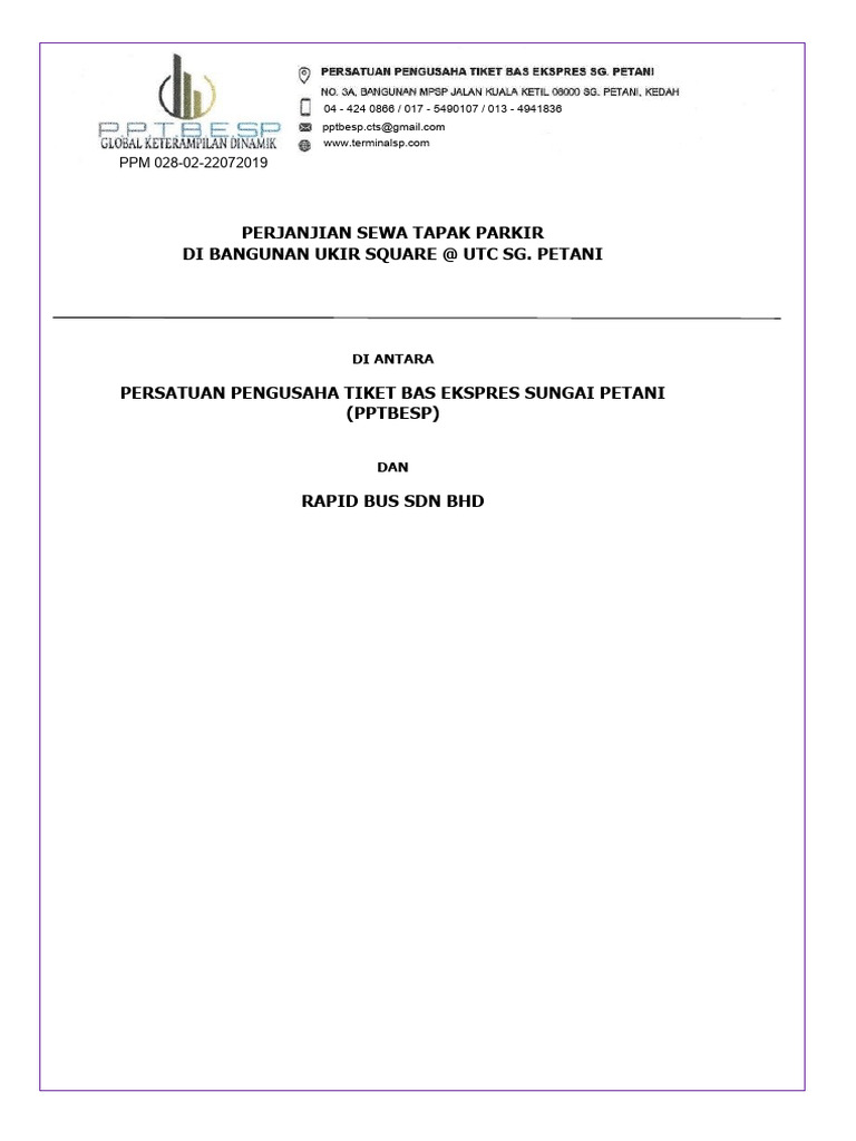 Muka Depan Perjanjian (2) | PDF