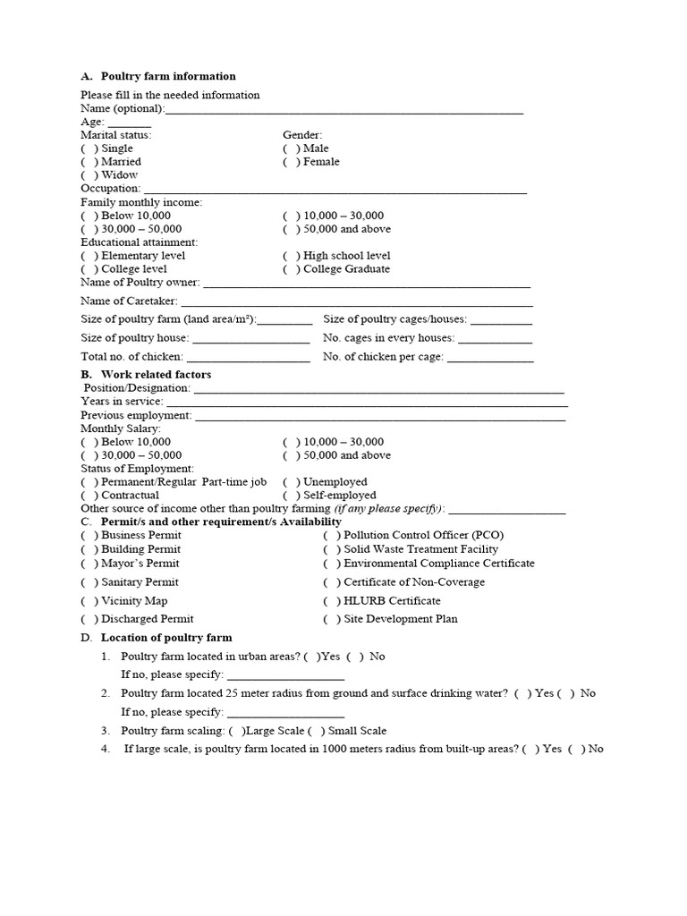 demographic-prof-Survey-questionnaire_1 | PDF