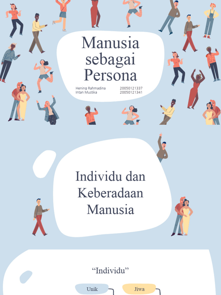 Manusia sebagai Persona dan Keterbatasan | PDF | Filsafat | Sains ...