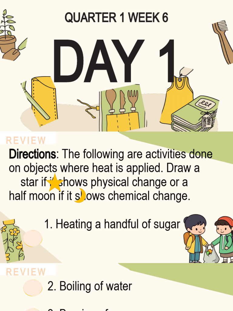 g5q1 Week 6 Science Ppt | PDF | Water | Waste