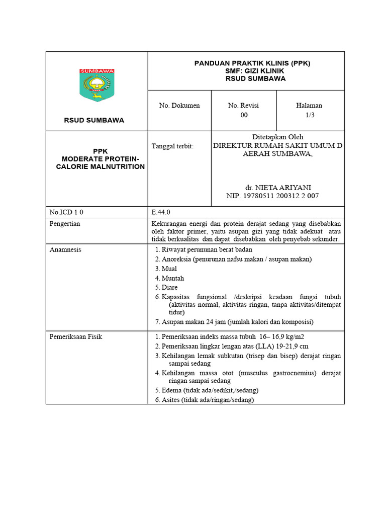 Moderate Protein | PDF