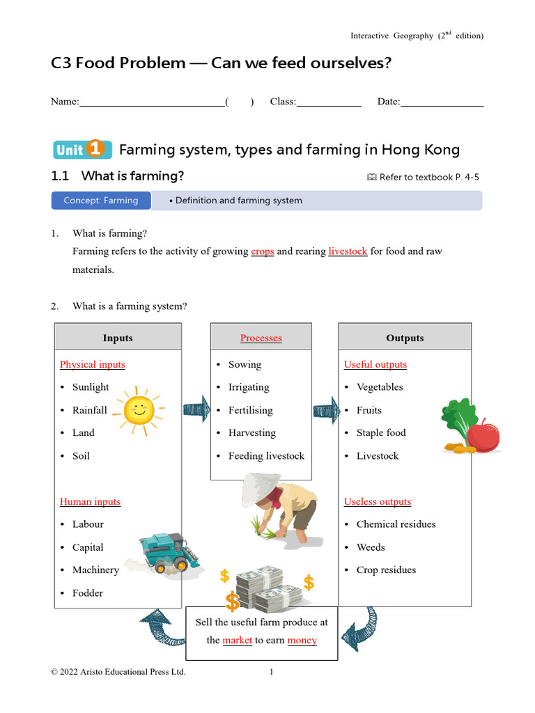 Teacher C3 WS ENG | PDF | Agriculture | Soil