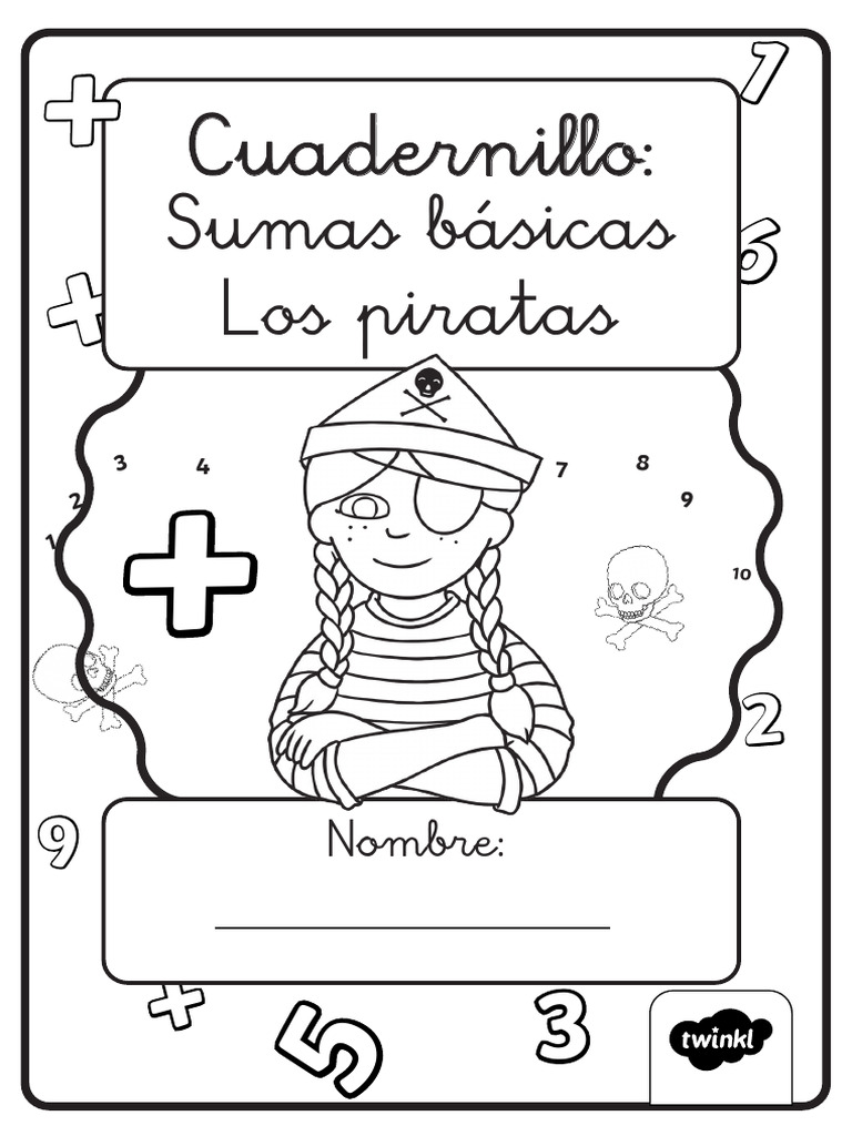 Es N 1653980535 Cuadernillo Sumas Basicas Los Piratas - Ver - 1 | PDF
