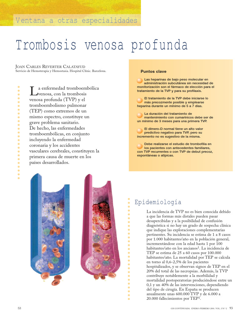 Trombosis Venosa Profunda | PDF