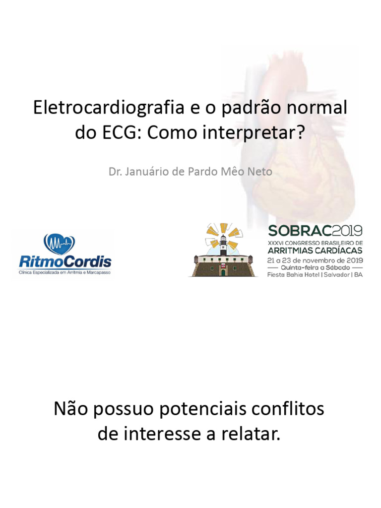 08h50 - 09h10 - Eletrocardiografia e o Padrão Normal Do ECG - Como ...