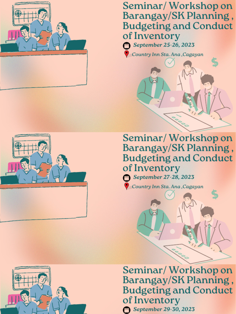 Barangay Planning And Budget Preparation And Conduct Of Inventory PDF
