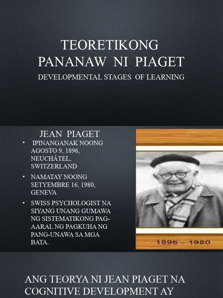 Jean Piaget | PDF