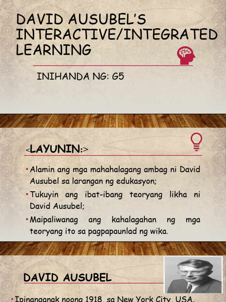 David Ausubels Interactive PPT g5 | PDF