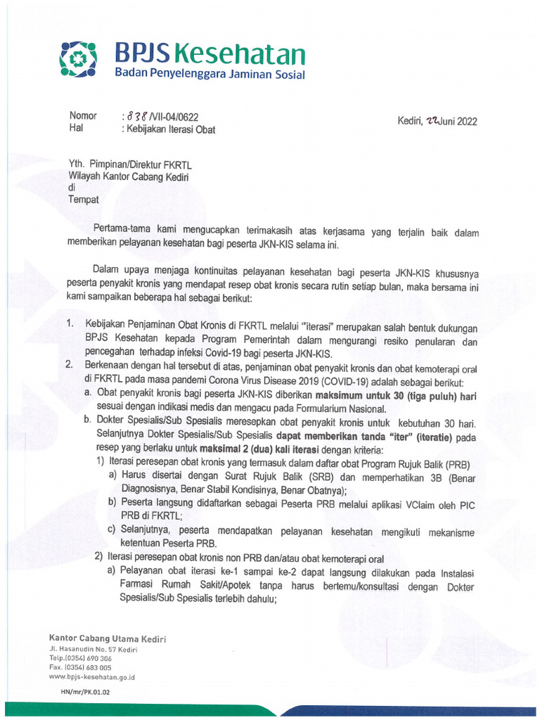838 Kebijakan Iter Obat Pdf