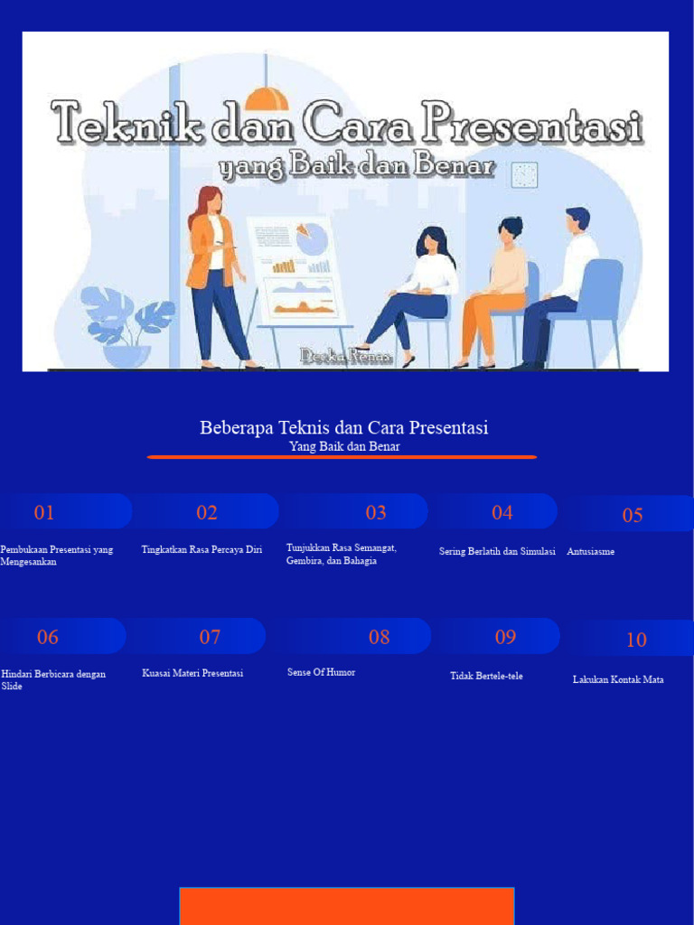 Presentasi Yang Baik Dan Benar | PDF