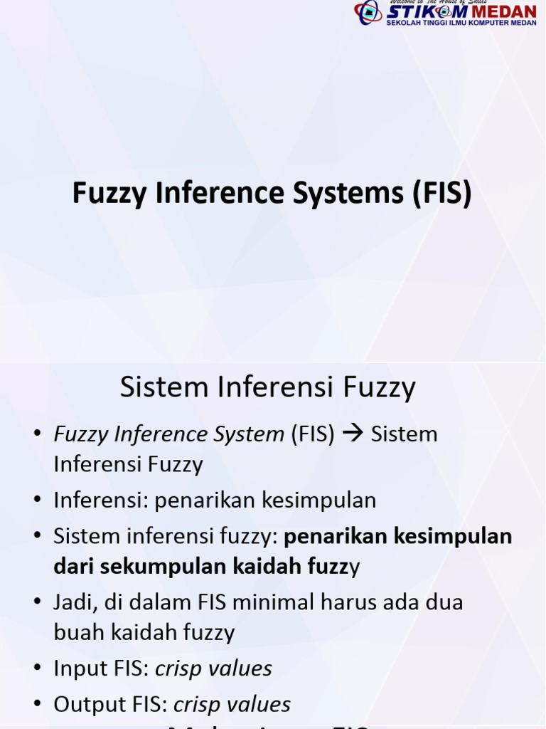 3.fuzzy Inference Systems | PDF