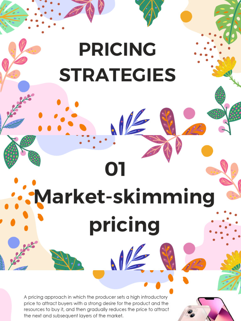 WORKSHOP PRICING STRATEGIES | PDF | Pricing | Prices