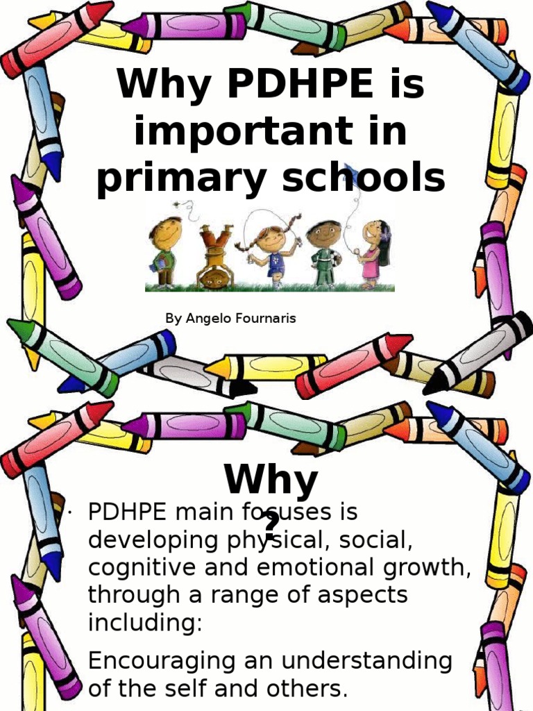 Why Pdhpe Is Important in Primary Schools | PDF | Self-Improvement ...