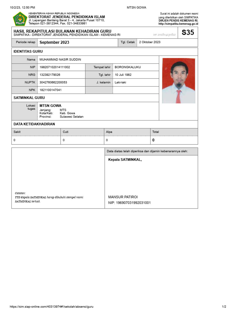 Muhammad Nasir Suddin S35 | PDF