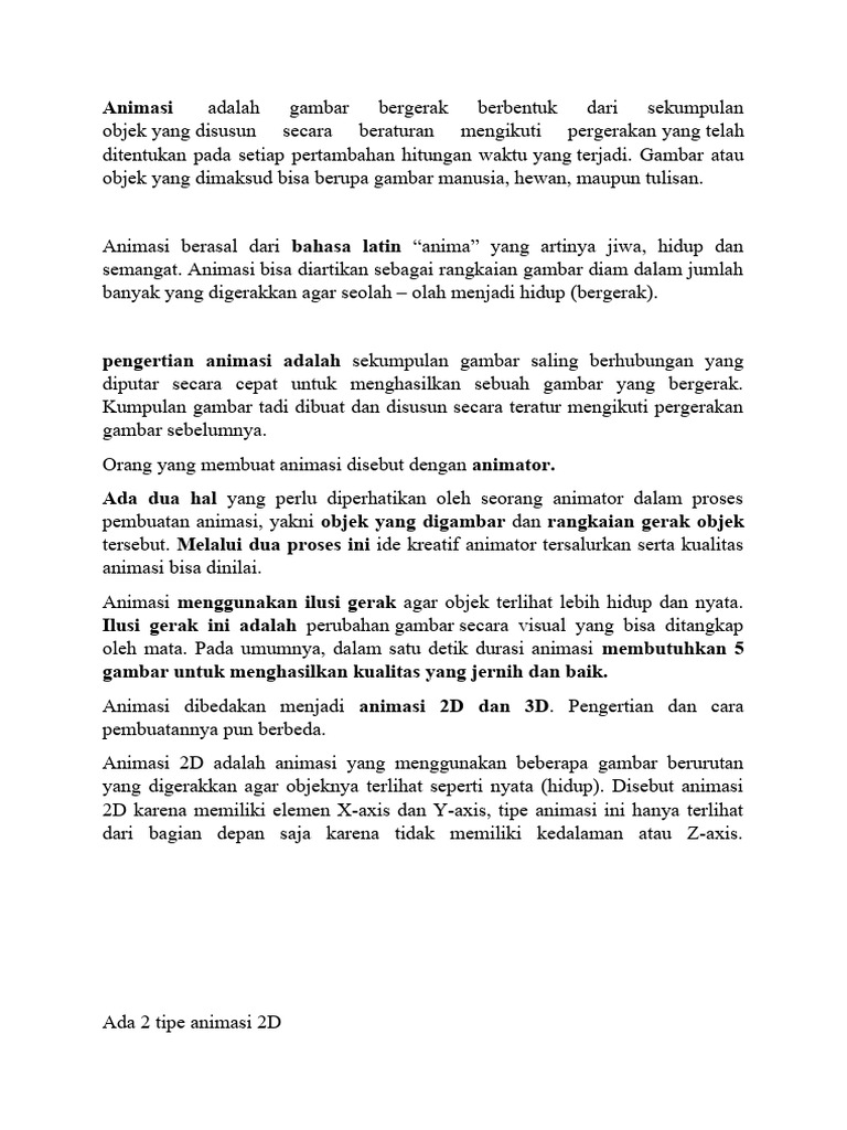 Animasi | PDF | Komputer
