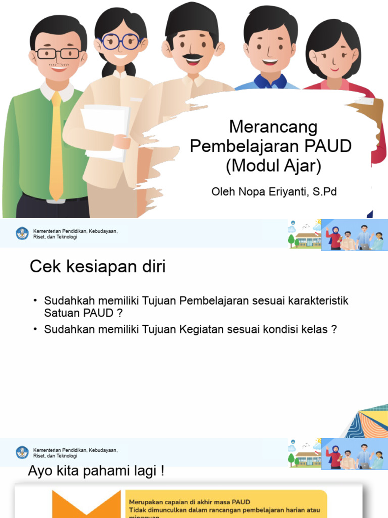 Modul Pembelajaran PAUD | PDF