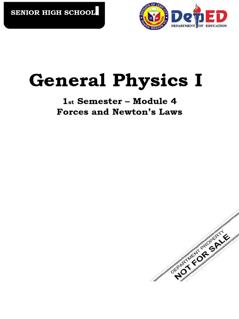 PHY 1 - Module 4 | PDF | Force | Acceleration