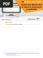 MyUnisa Moodle Student Guide | PDF | Menu (Computing) | Page Layout