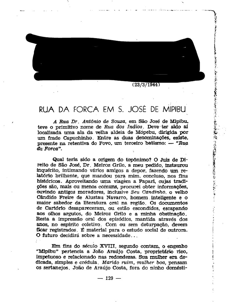 Rua Da Forca | PDF