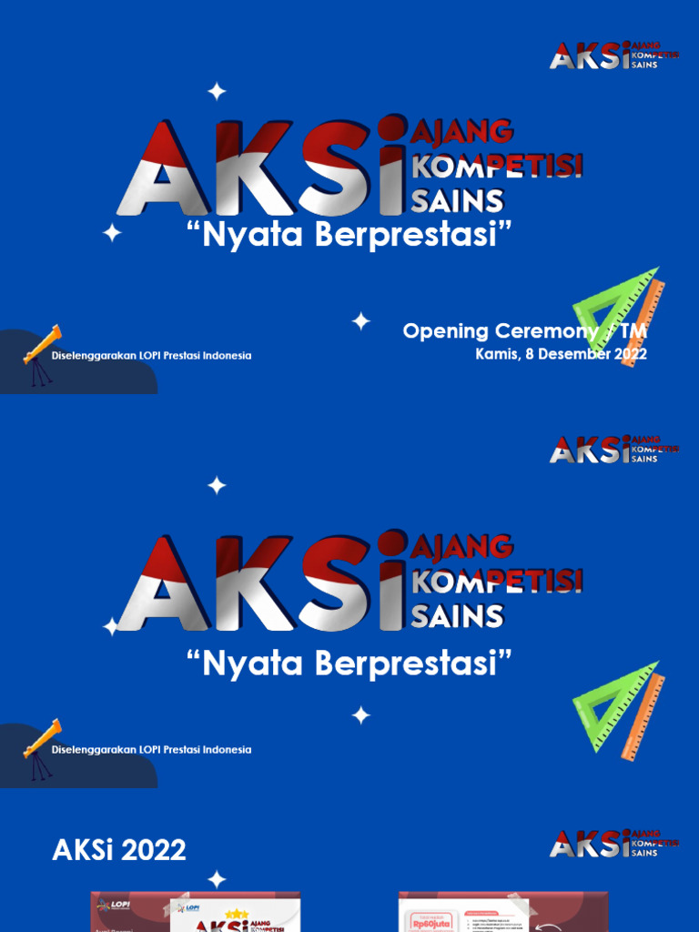 Materi Technical Meeting - TM - AKSi 2022 | PDF Materi Technical Meeting - TM - AKSi 2022 | PDF