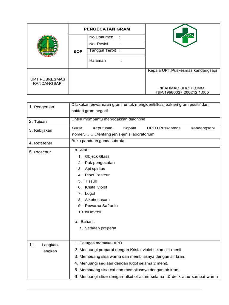 Pengecatan Gram | PDF