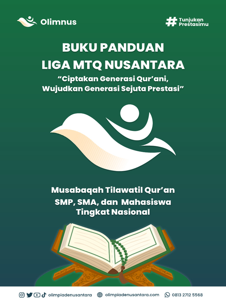 Buku Panduan - Liga MTQ Nusantara | PDF