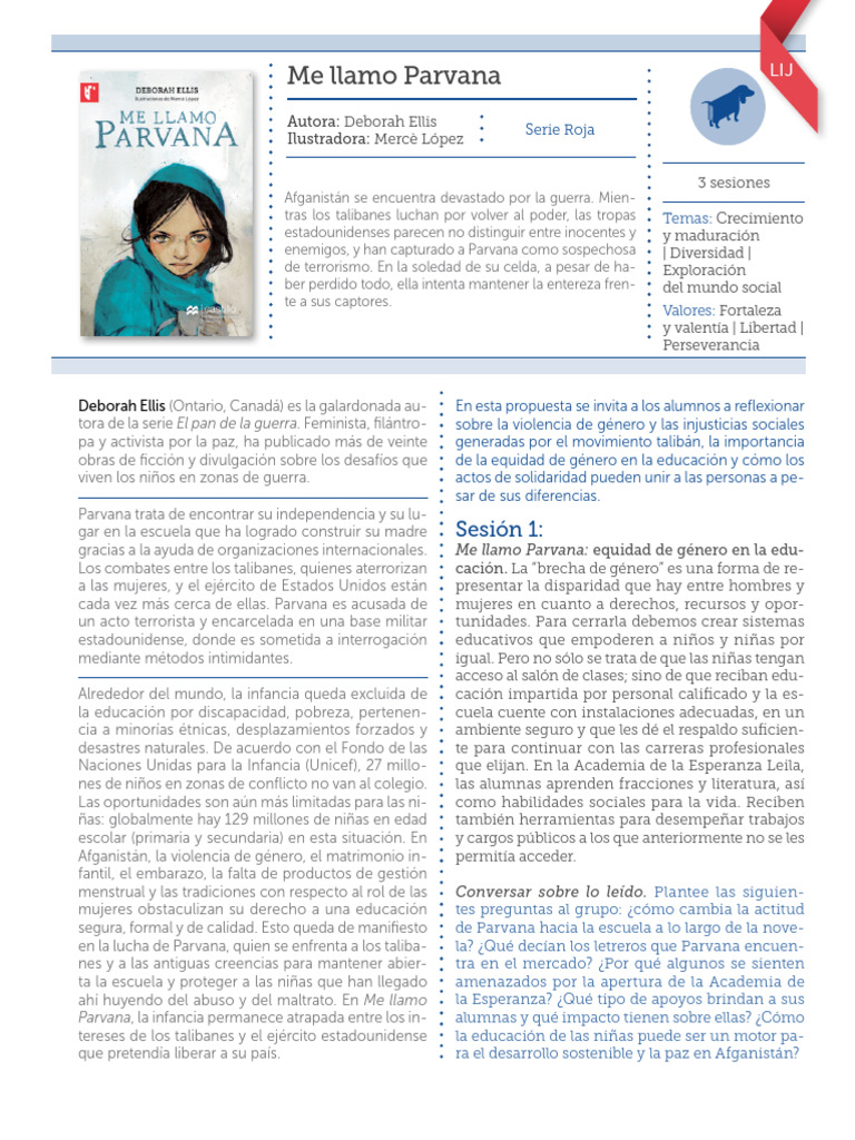 Me Llamo Parvana | PDF