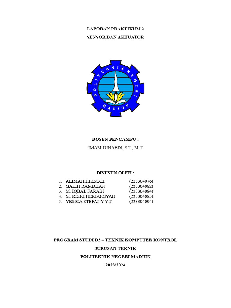 Laporan Praktikum 2 Sensor | PDF